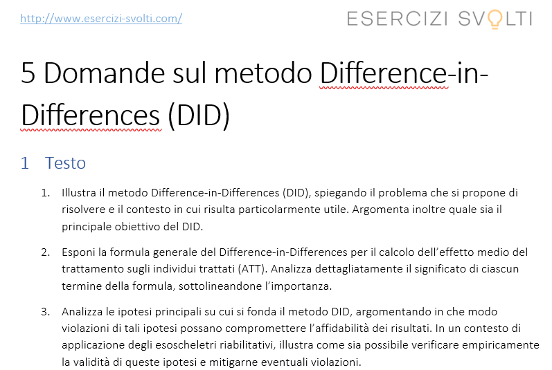 5 Domande sul metodo Difference-in-Differences (DID) - La soluzione per ...
